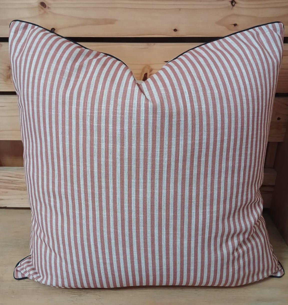 Stripy Soft Cinnamon Cover – Karoo Living